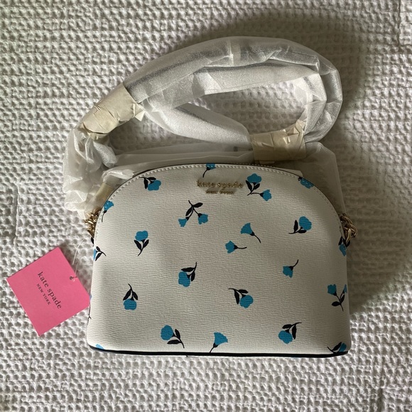 kate spade | Bags | Nwt Blue Floral Kate Spade Purse | Poshmark